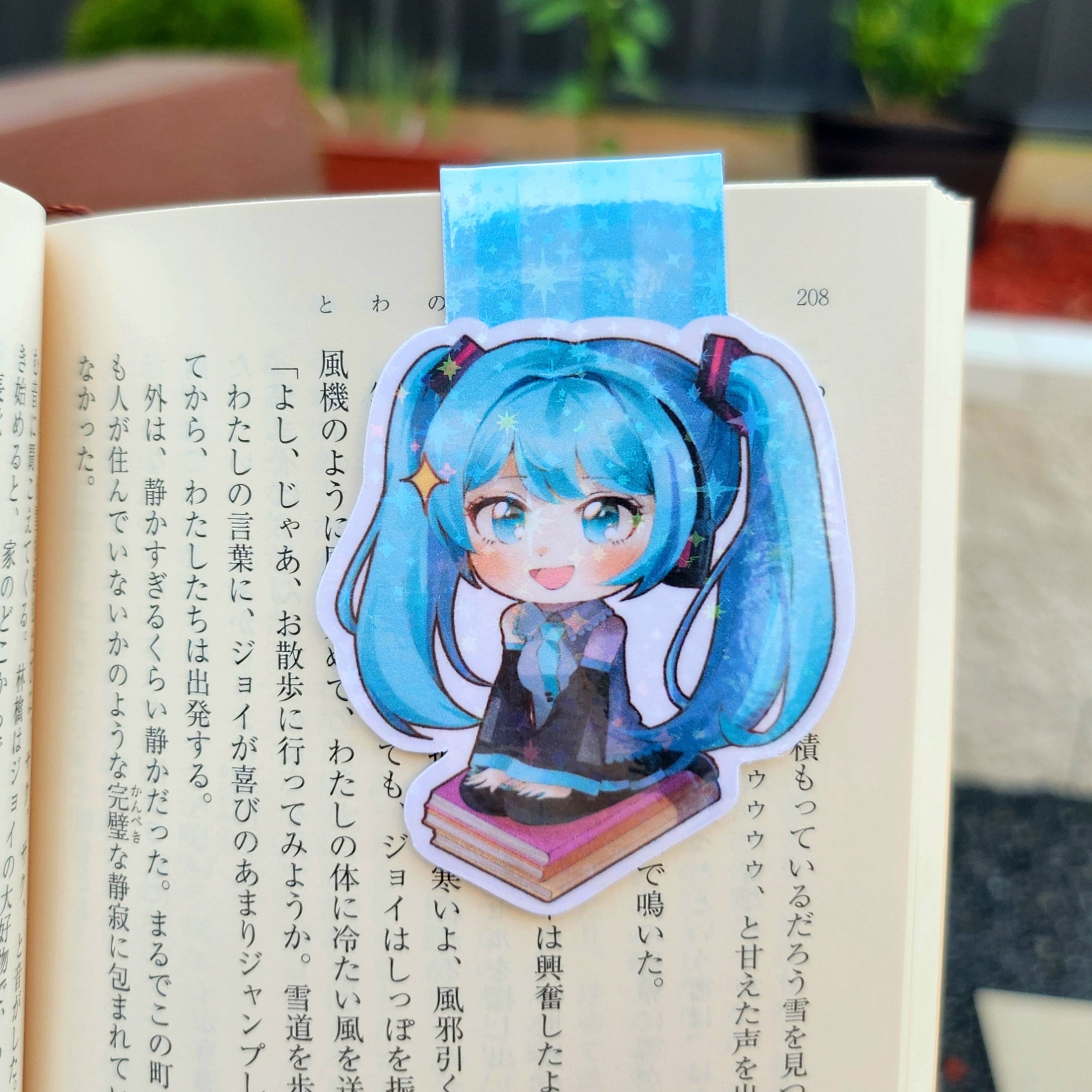 Hatsune Miku magnetic bookmark | Made By Micaella